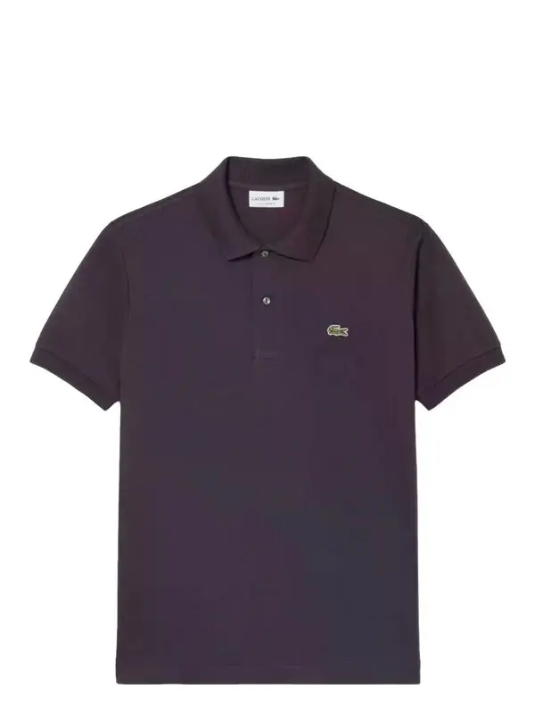 Lacoste L12.12 Logo-patch Polo Shirt - Purple