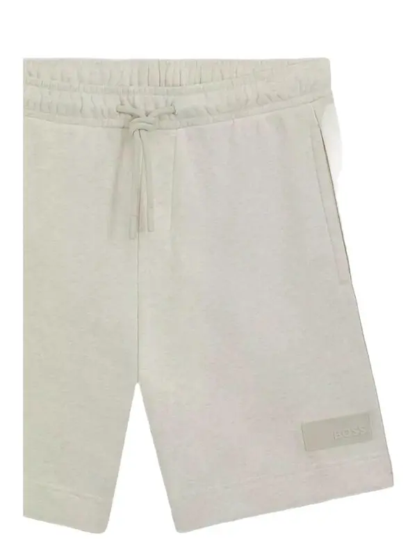 BOSS Relaxed-fit Shorts In Cotton French Terry - Neutrals
