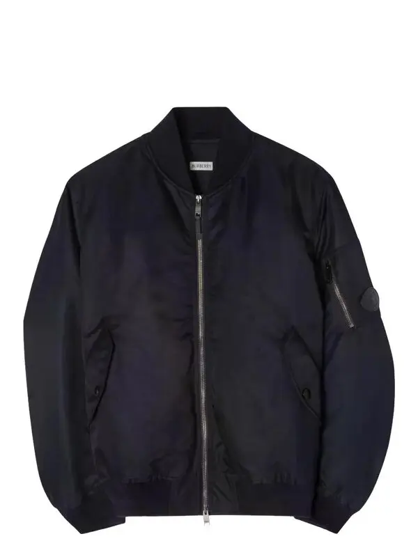 Burberry Nylon Heston Bomber Jacket - Blue