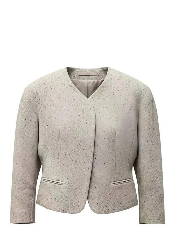 Jacquemus The Mini Ovale Jacket - Neutrals