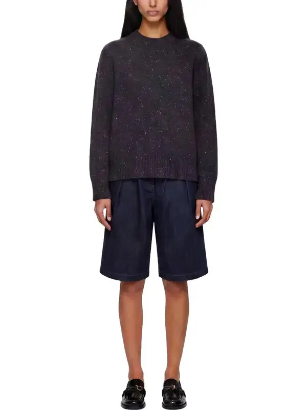 Loulou De Saison Baltra Crew Neck Sweater - Grey