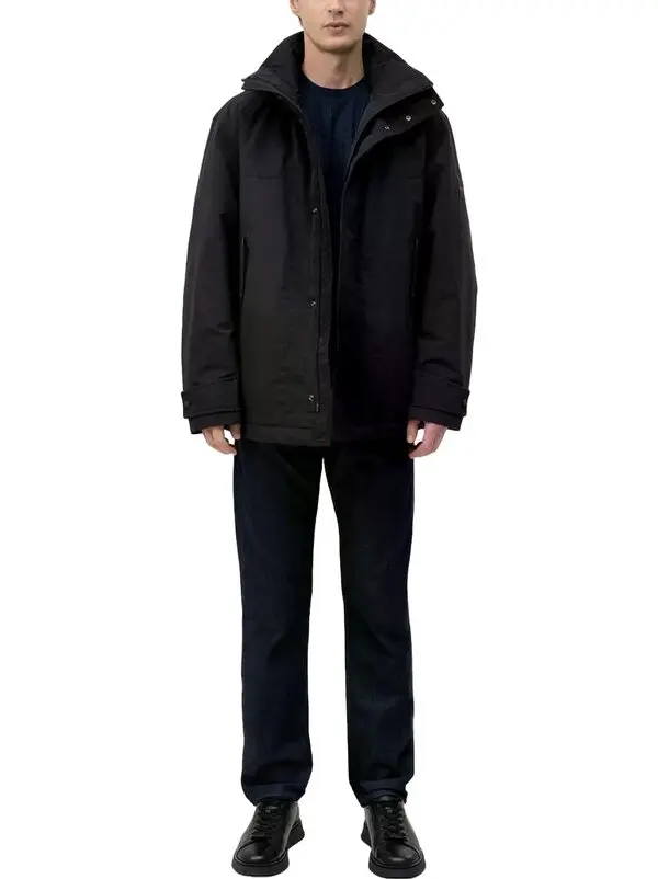 BOSS Hooded Zip-up Jacket - Black