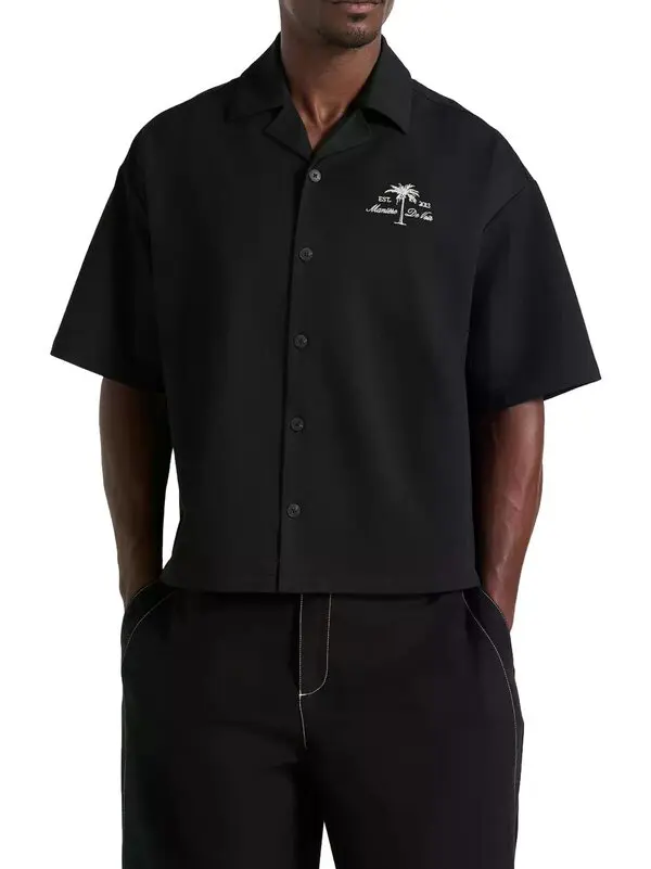 Manière De Voir Alexis Boxy Shirt - Black