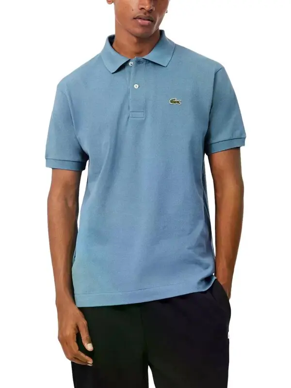 Lacoste Classic Fit Original Logo-patch Polo Shirt - Blue