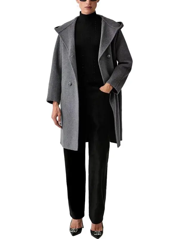 Liu Jo Suede-effect Panelled Trousers - Black