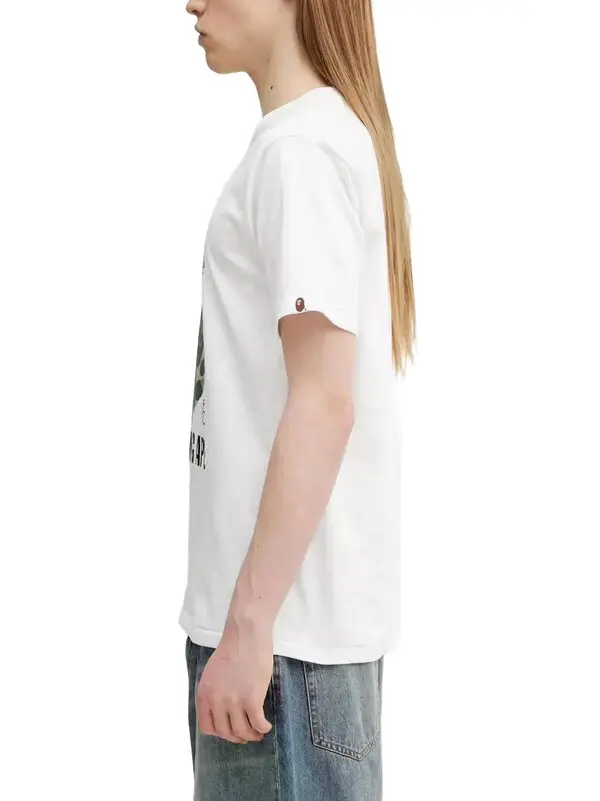 A BATHING APE Ape Head Logo-print T-shirt - White