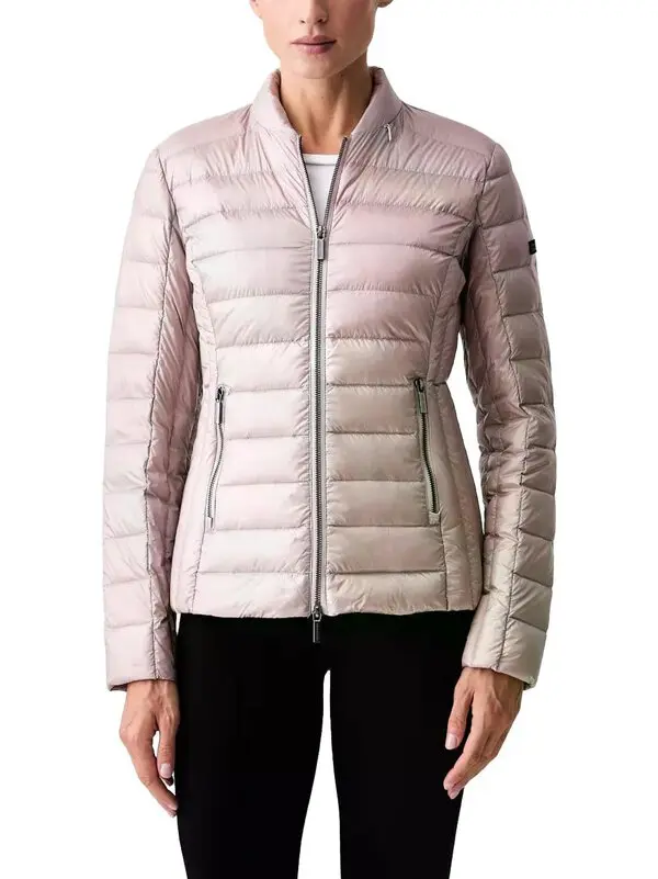Armani Exchange Quilted Hooded Jacket - Pink