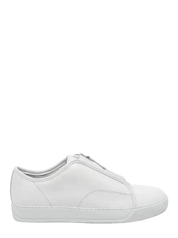 LANVIN Dbb1 Zip Leather Sneakers - White