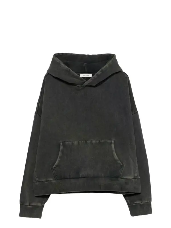 ENTIRE STUDIOS Washed Cotton-jersey Hoodie - Grey