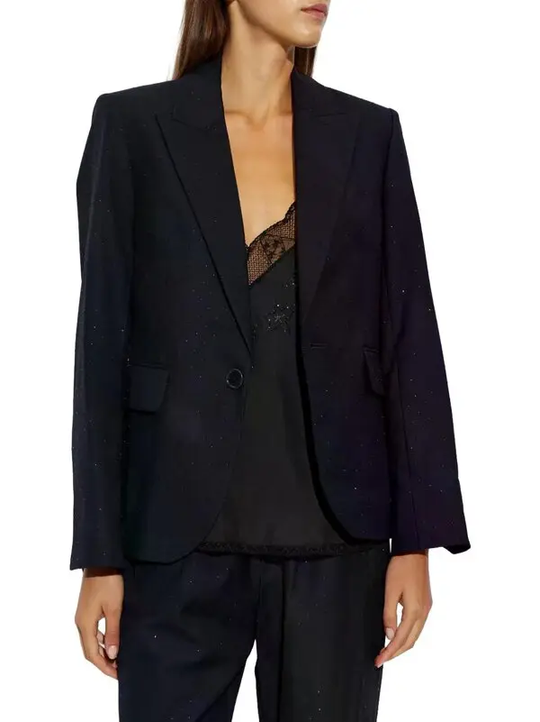 Zadig&Voltaire Vavy Crystal-embellished Blazer - Black