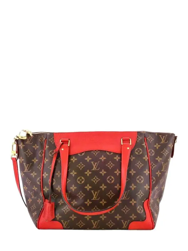 LOUIS VUITTON Estrela Nm Handbag Monogram Canvas With Leather Tote Bag - Brown