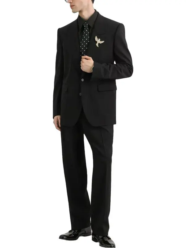 Dolce & Gabbana Poplin Martini Shirt - Black