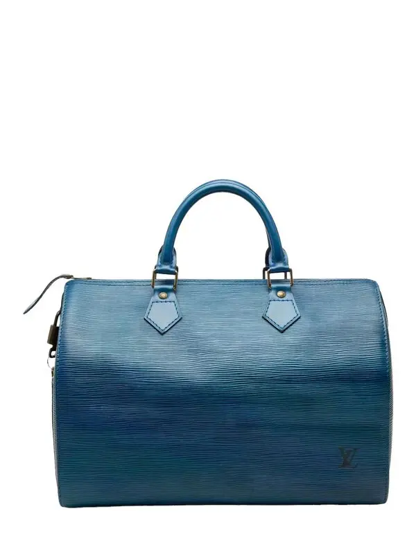 LOUIS VUITTON Epi Speedy 30 Boston Bag - Blue