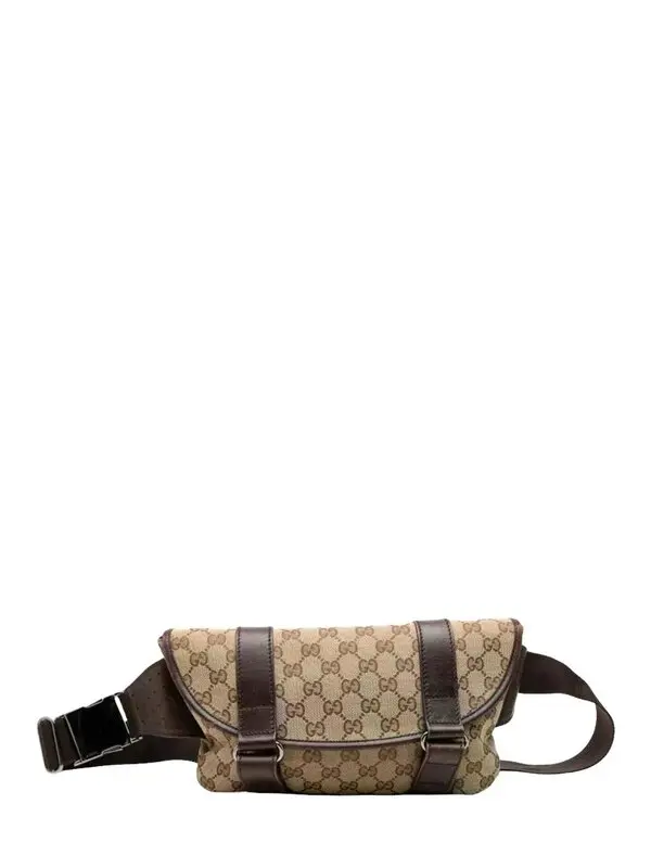 Gucci Gg Canvas Belt Bag - Neutrals