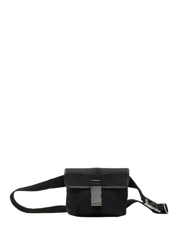 Gucci Gg Canvas Belt Bag - Black
