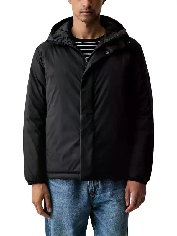 Marc O'polo Reversible Quilted Hooded Jacket - Black