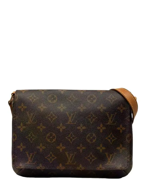 LOUIS VUITTON Monogram Musette Tango Short Strap Shoulder Bag - Brown