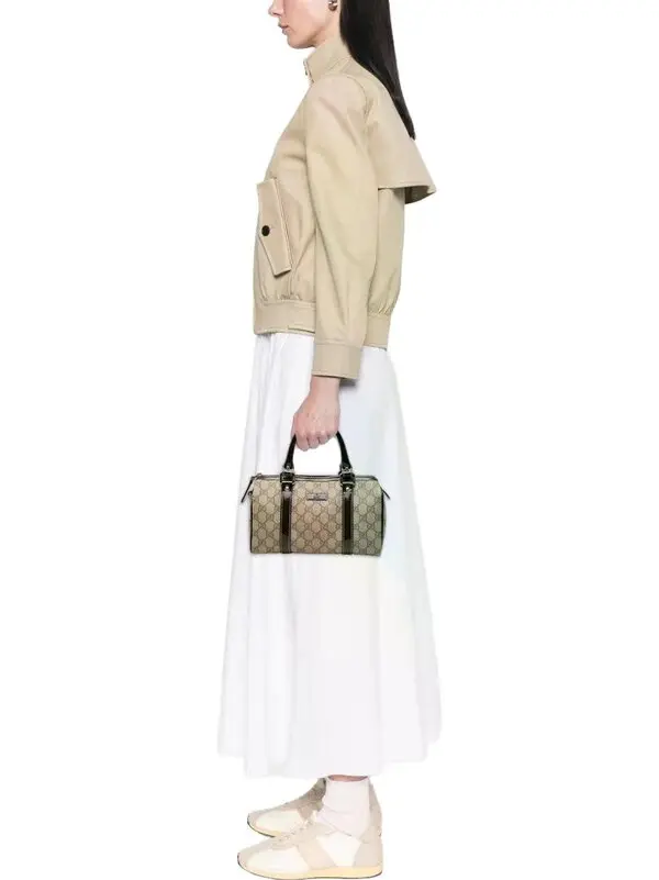 Gucci Small Gg Supreme Joy Boston Bag - Neutrals