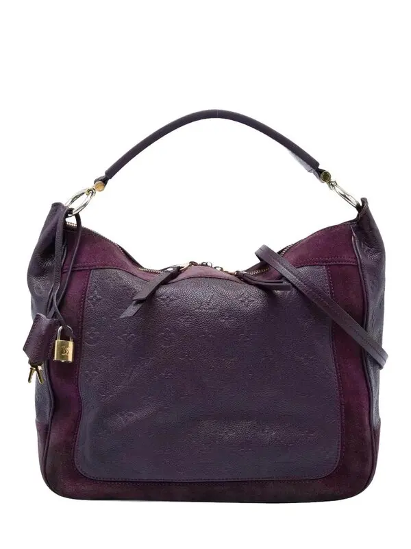 LOUIS VUITTON Monogram Empreinte Audacieuse Mm Satchel - Purple