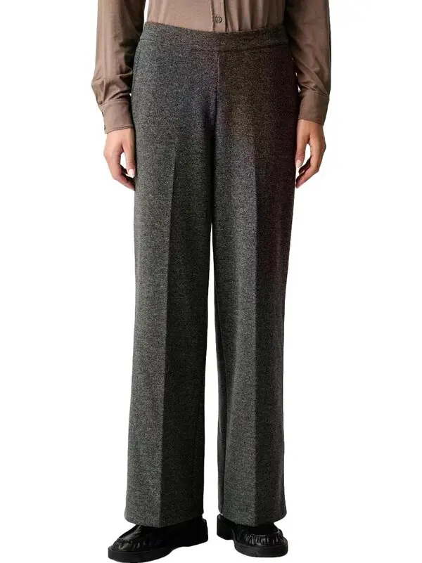 Marc O'polo Pressed Crease Straight-leg Trousers - Grey