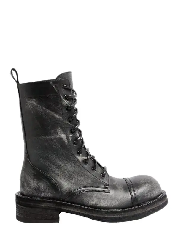 ANN DEMEULEMEESTER Lace-up Ankle Boots - Black
