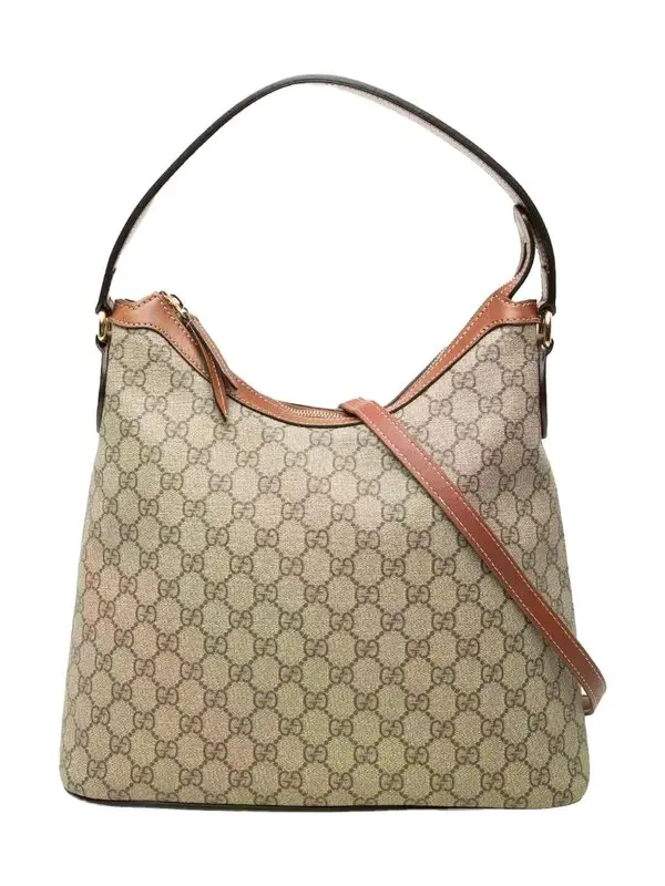 Gucci Gg Supreme Linea A Satchel - Neutrals