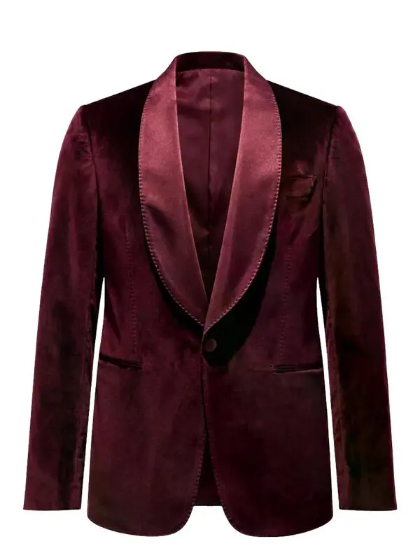 FRANZESE COLLECTION Oscar-winning Carpet Dinner Blazer - Red
