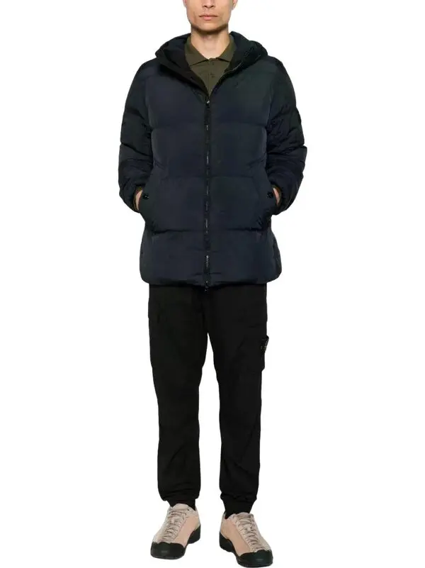 Stone Island 4100037 Crinkle Reps Ny Jacket - Blue
