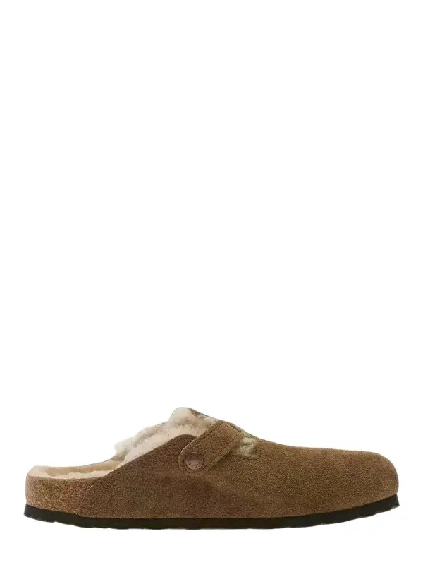 BIRKENSTOCK Boston Shearling Clogs - Brown