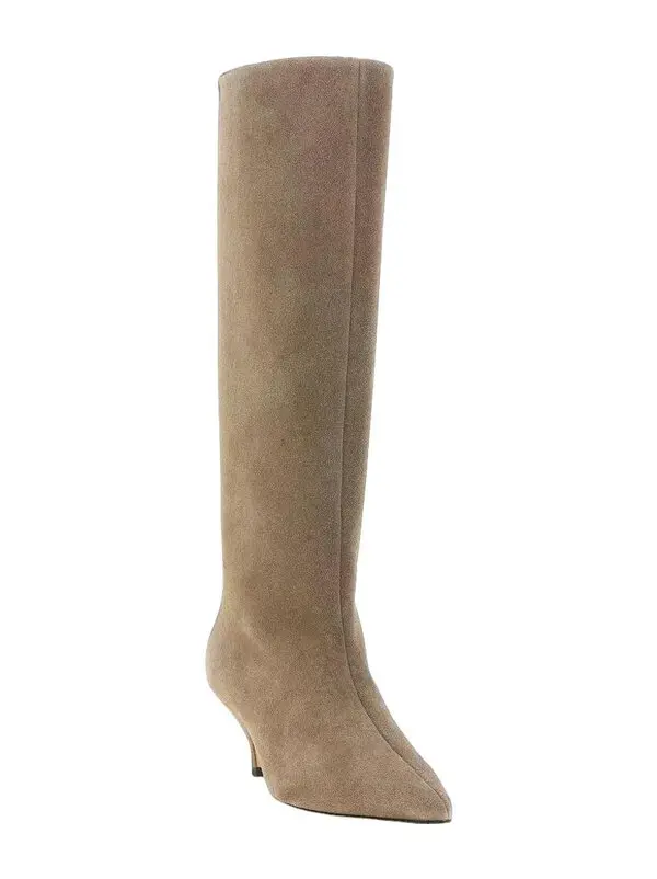Fabiana Filippi Suede Knee-high Boots - Brown