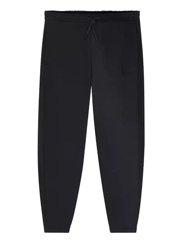 BOSS Relaxed-fit French Terry Trousers With Drawstring Waist - Blue