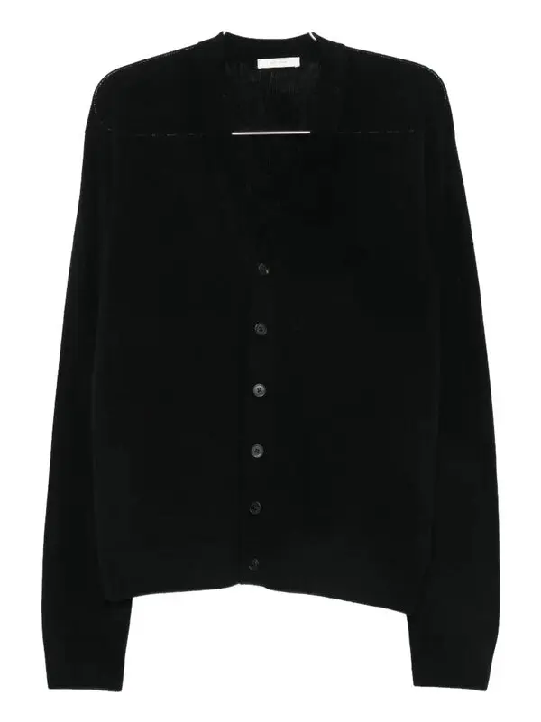 THE ROW Dyce V-neck Cardigan - Black