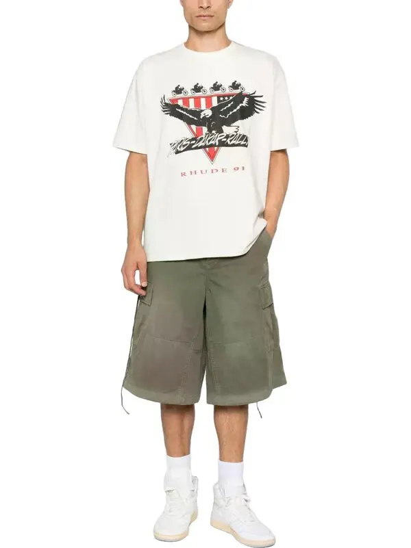 Rhude Graphic-print T-shirt - Neutrals