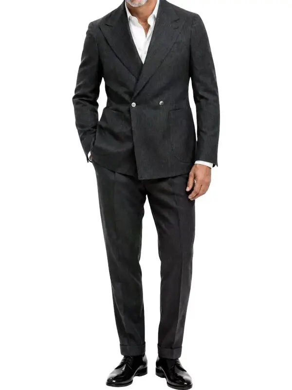 FRANZESE COLLECTION Rolls Royce Double-breasted Suit - Grey