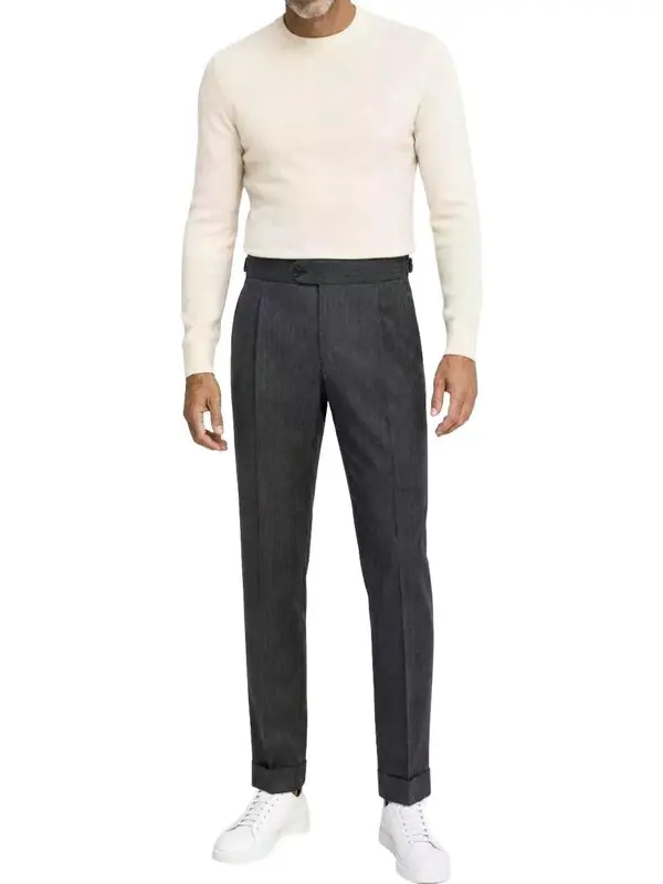FRANZESE COLLECTION Stefano De Martino Tailored Trousers - Grey