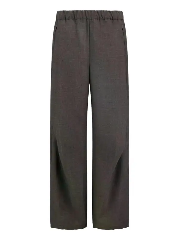 Herno Drawstring Straight-leg Trousers - Grey
