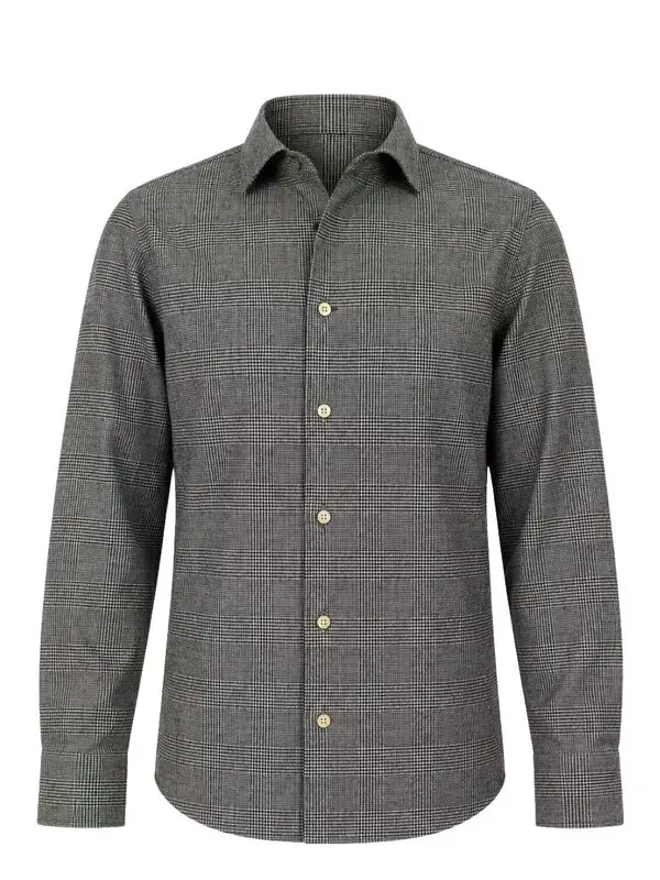 FRANZESE COLLECTION Check-pattern Shirt - Grey