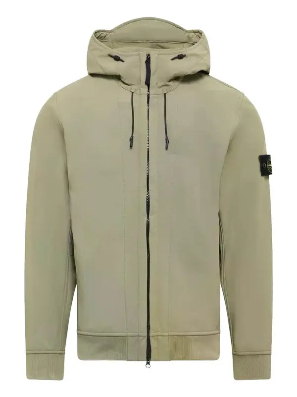 Stone Island Hooded Jacket - Green