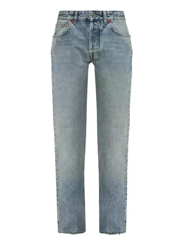 Isabel Marant Étoile Dayali Star-stud Jeans - Blue