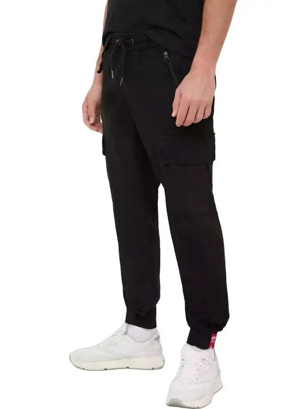 Alpha Industries Cargo-pockets Track Pants - Black
