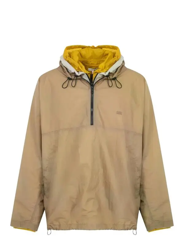 Loewe Long-sleeve Hooded Anorak - Neutrals