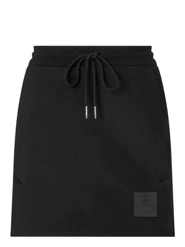 Thom Browne Classic Loopback Jersey Mini Skirt - Black