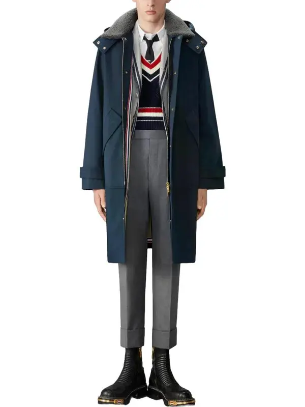 Thom Browne Wool Flannel Cricketing Sportcoat - Grey
