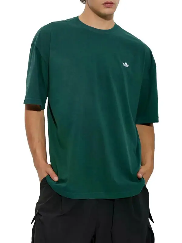 Adidas Embroidered-logo T-shirt - Green