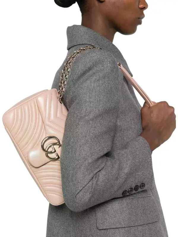 Gucci Gg Marmont Medium Shoulder Bag - Pink