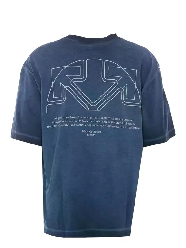 Off-White Logo-print T-shirt - Blue