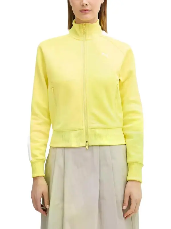 PUMA T7 Always On Side-stripe Sweatshirt - Yellow