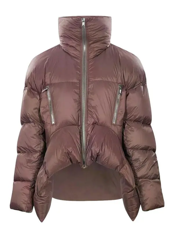 Rick Owens Quilted High-neck Jacket - Red