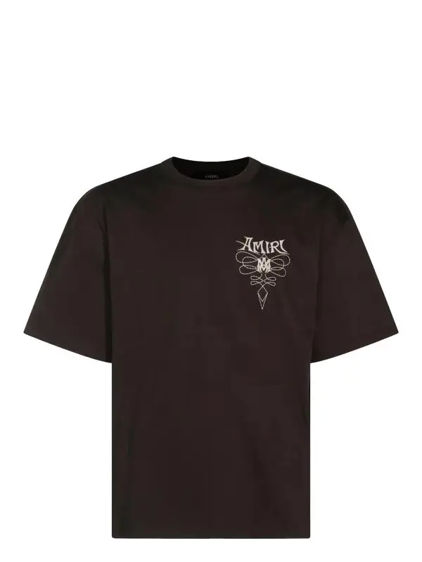 Amiri Logo-print T-shirt - Black
