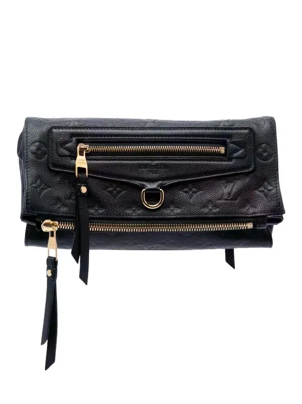 LOUIS VUITTON Monogram Empreinte Clutch Bag - Blue